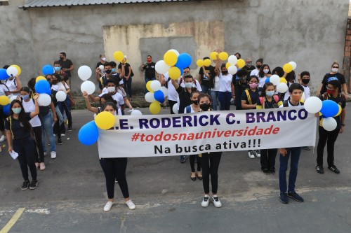 Alunos e professores da rede estadual fazem mobilização para combater o ... Alunos e professores da rede estadual fazem mobilização para combater o ...